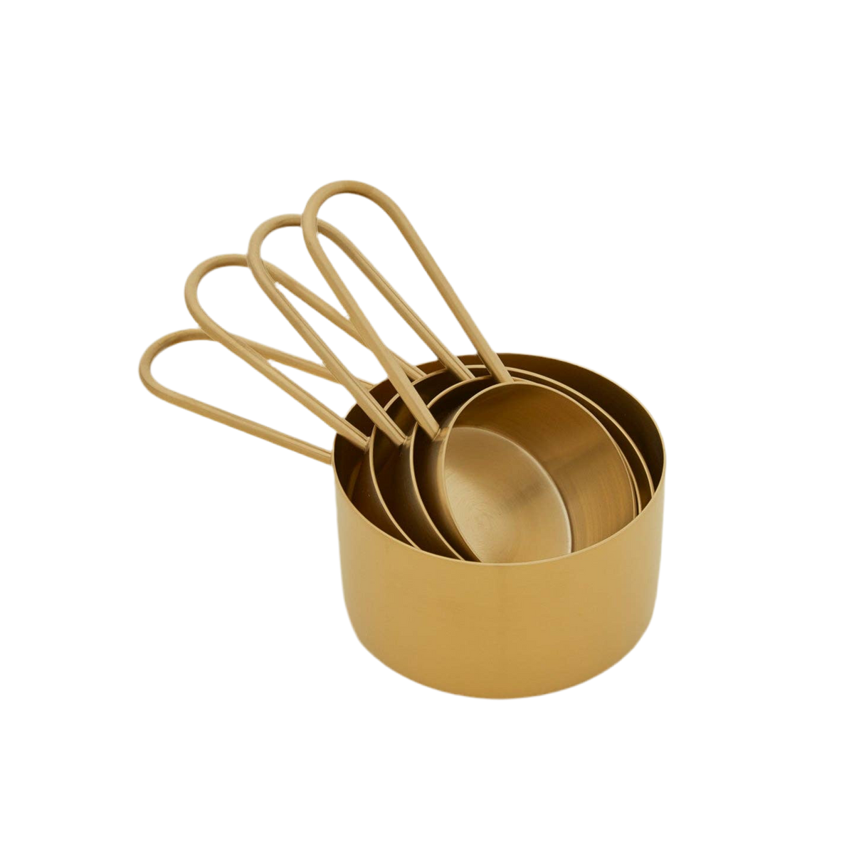 SIMPLE MEASURING CUPS - BRASS – Broome Street General Store