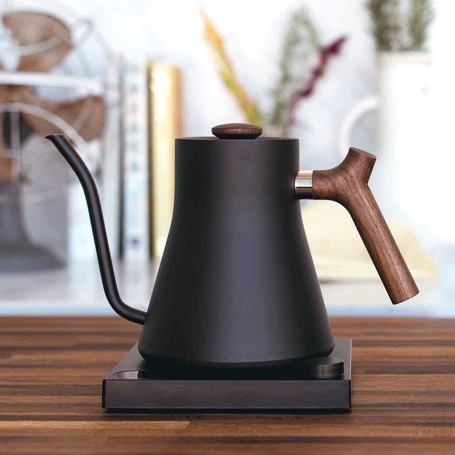 Stagg EKG Matte Black w Walnut Accents Broome Street General Store